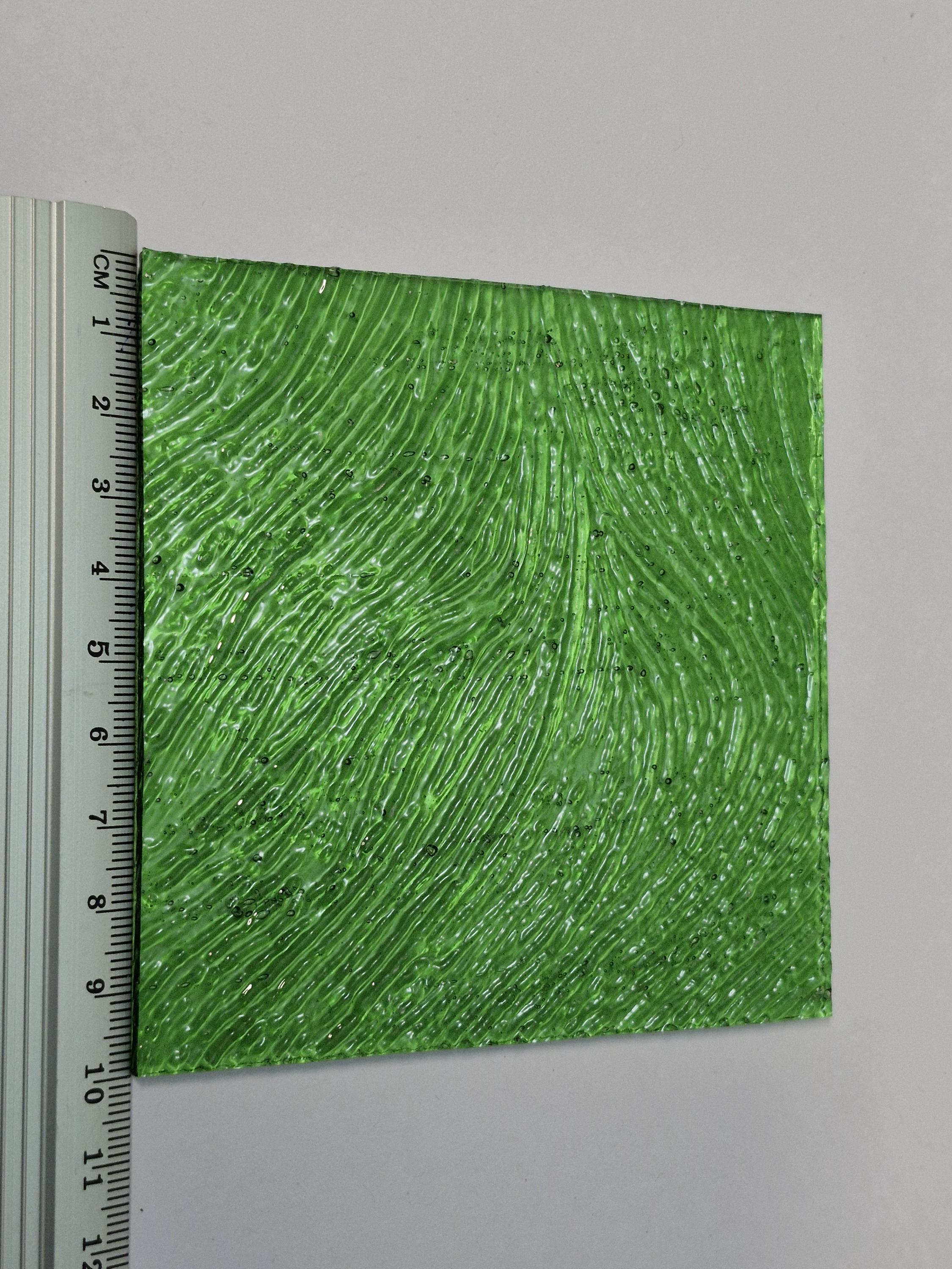 2 Pieces, Stained Coloured Glass Sheet, Size 10 X 10 Cm, 3 Mm Thickness ...