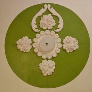 Plaster Ceiling Rose, Home Decor, Victorian Style - Etsy
