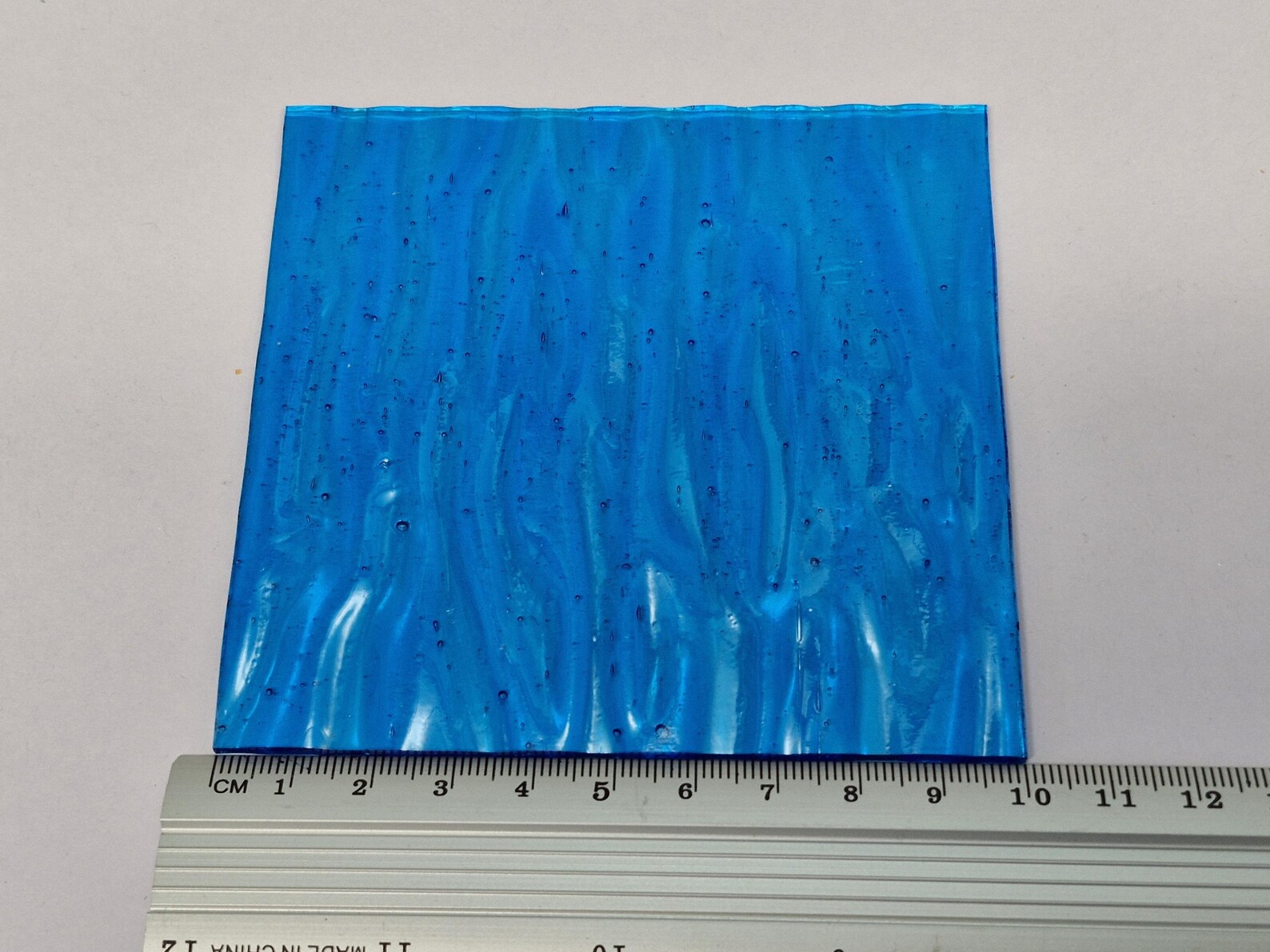 4 Pieces, Stained Coloured Glass Sheet, Size 10 X 10 Cm, 3 Mm Thickness ...