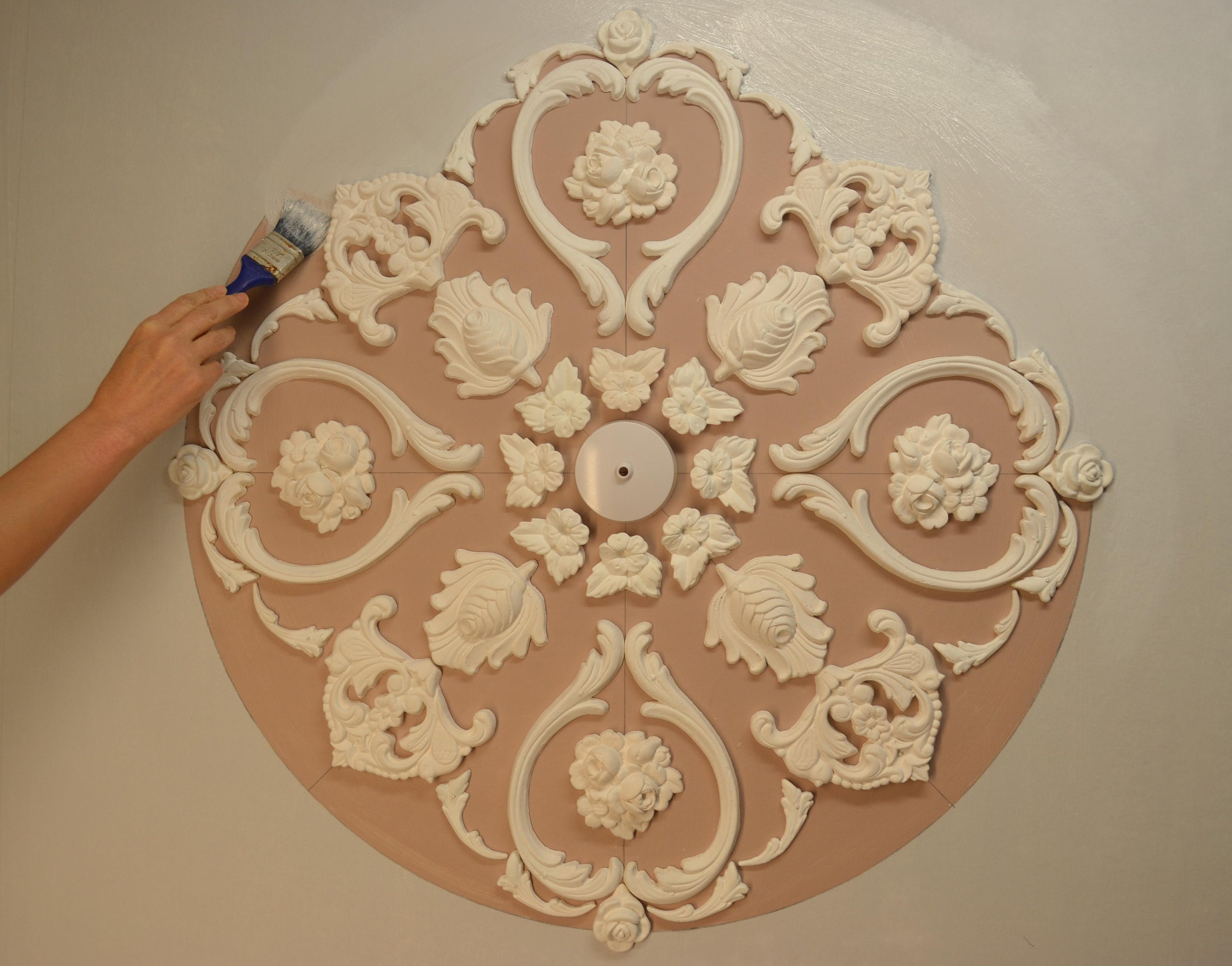 Plaster Ceiling Rose, Home Decor, Victorian Style - Etsy