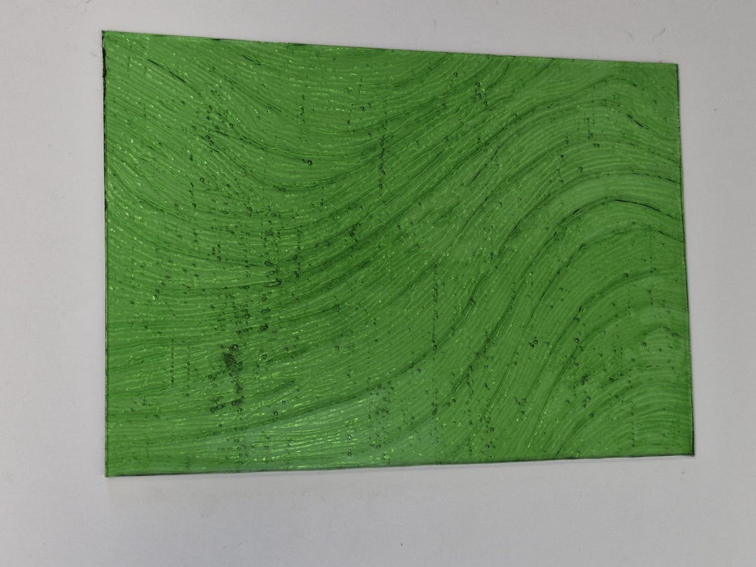 1 Piece, Stained Coloured Glass Sheet, A5 Size, Green Coloure - Etsy