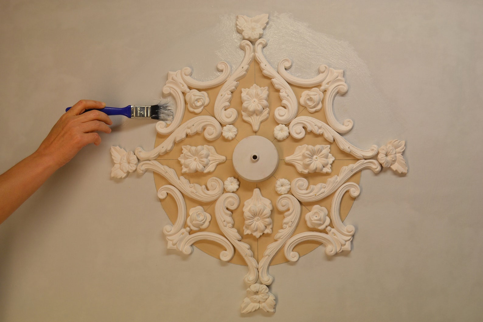 Plaster Ceiling Rose Home Decor Victorian Style - Etsy