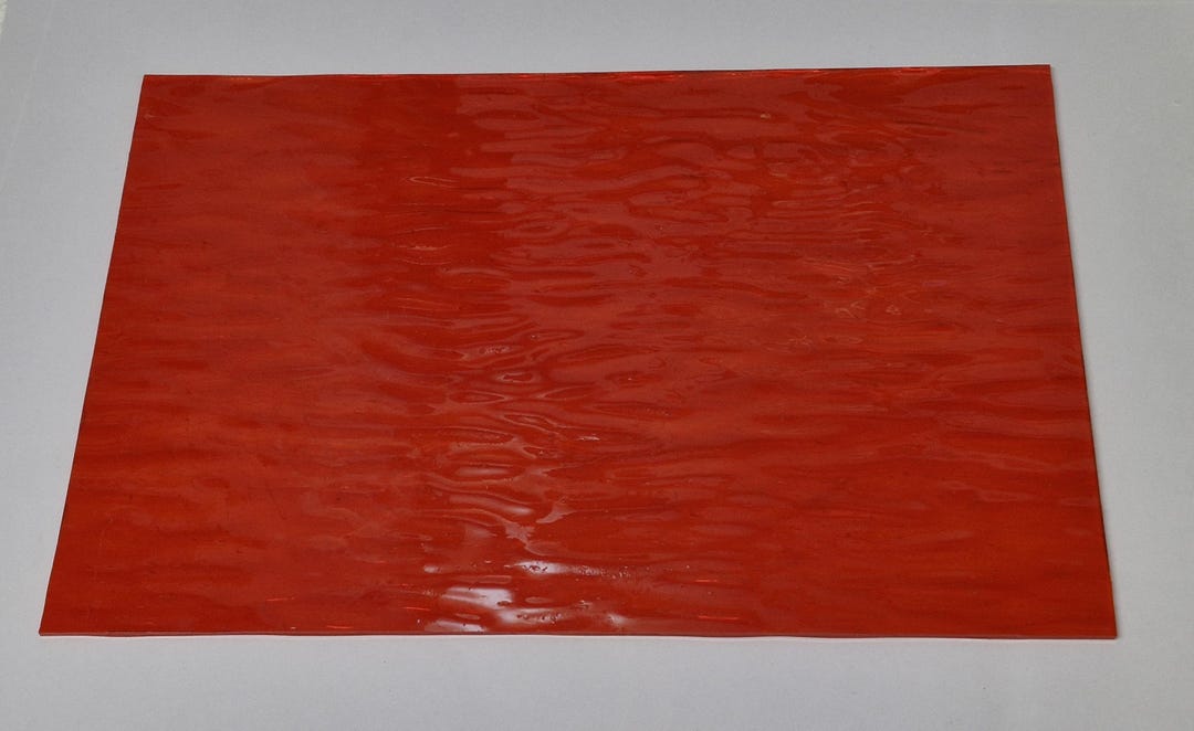 1 Piece, Stained Coloured Glass Sheet, A4 Size, Orange Coloure - Etsy