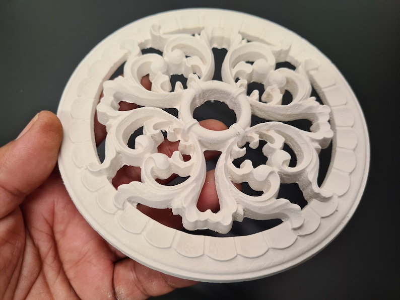 2 Piezas, Diseño de Yeso Decorativo Pintable, Art&Craft - Etsy México