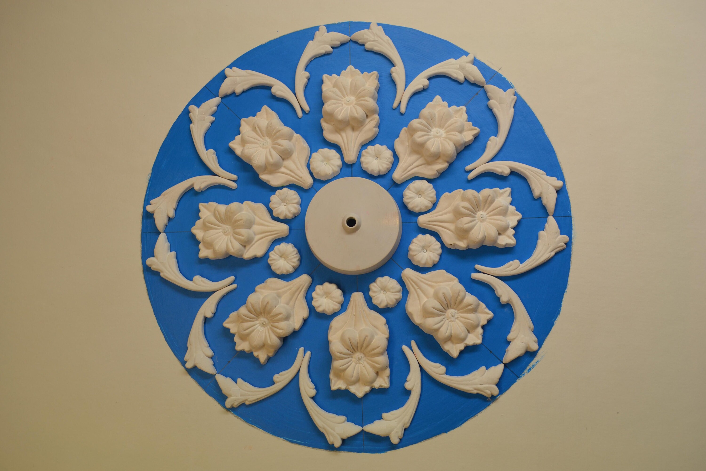 Plaster Ceiling Rose, Home Decor, Victorian Style - Etsy