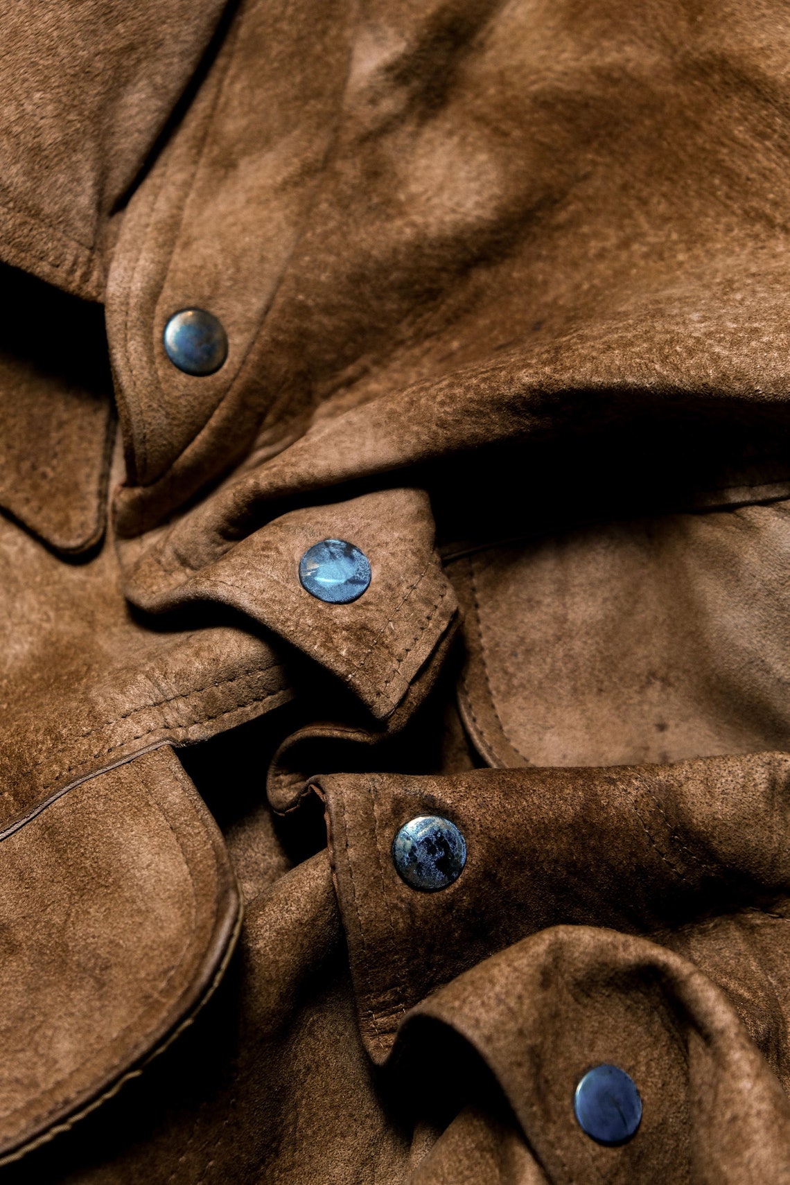 1970's Vintage Startown Londontown Suede Leather Shirt - Etsy