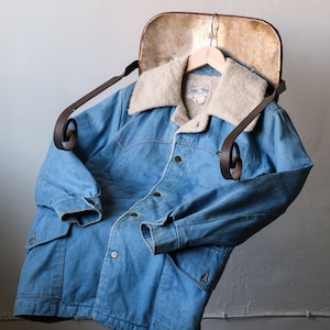70's Lee Storm Rider Vintage Sherpa Denim Jacket Made in USA - Etsy
