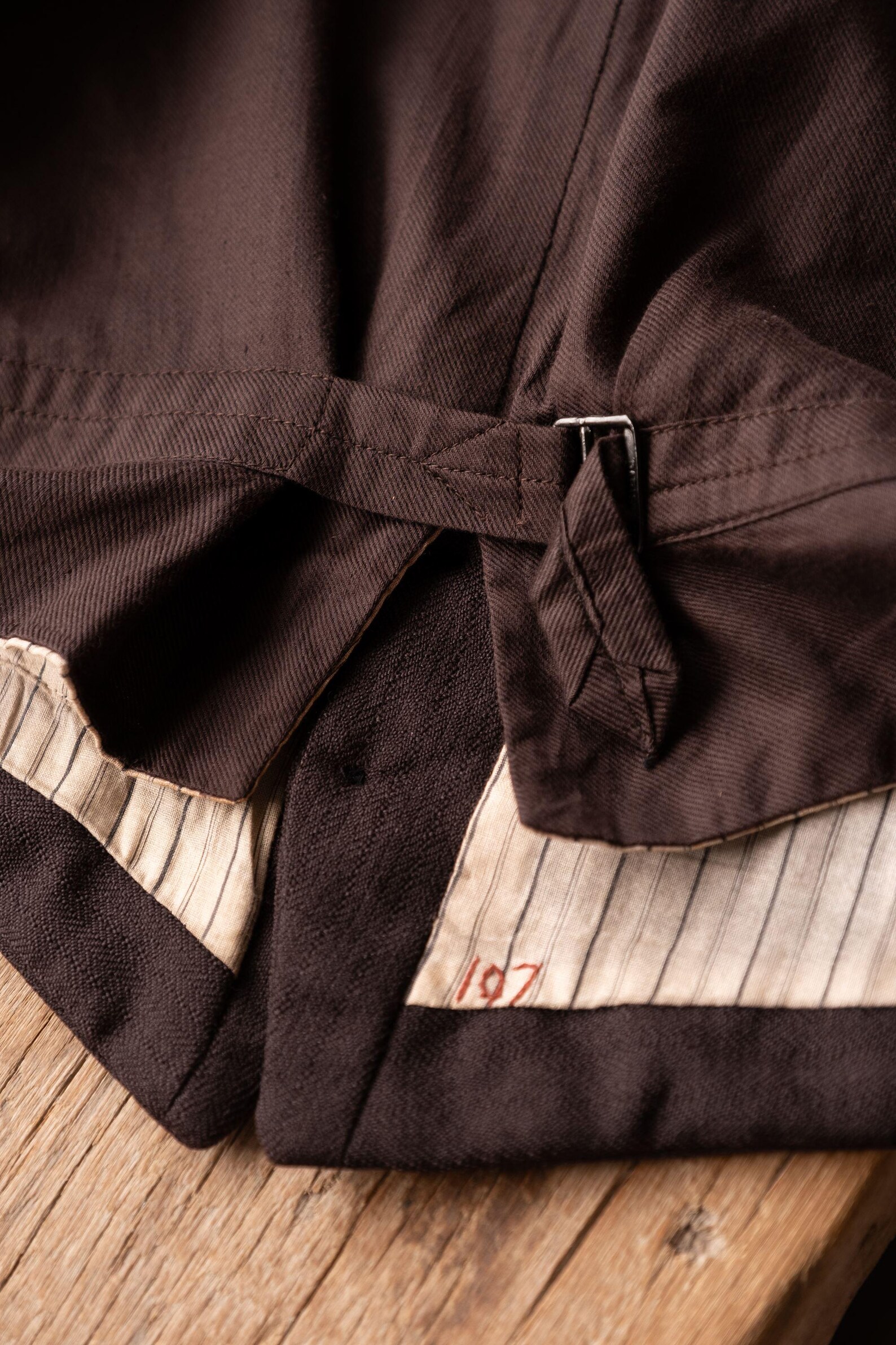 1930's French Vintage Brown Red Wool Work Gilet - Etsy