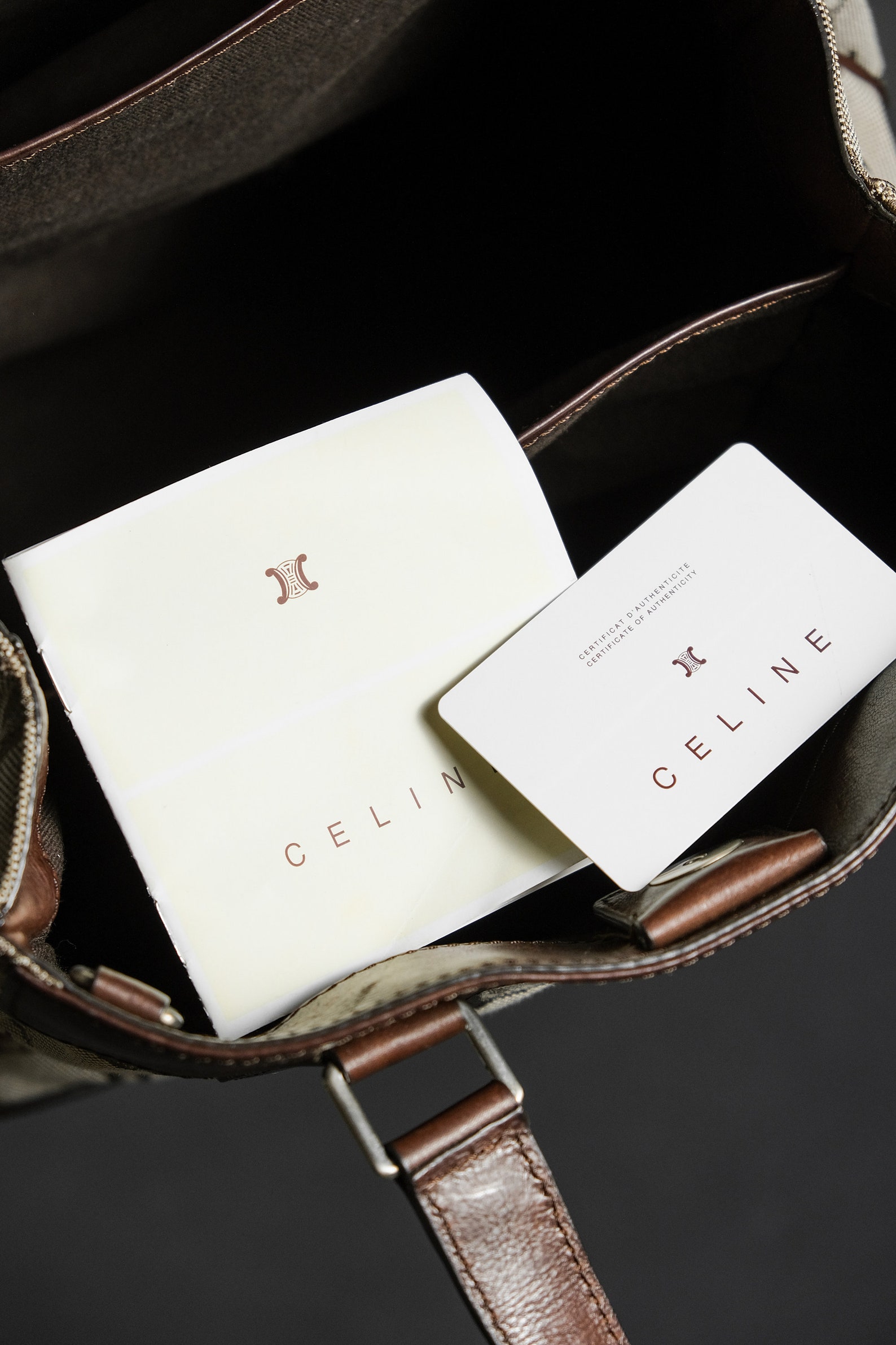 1980s Vintage Celine C Macadam Canvas Tote Bag - Etsy