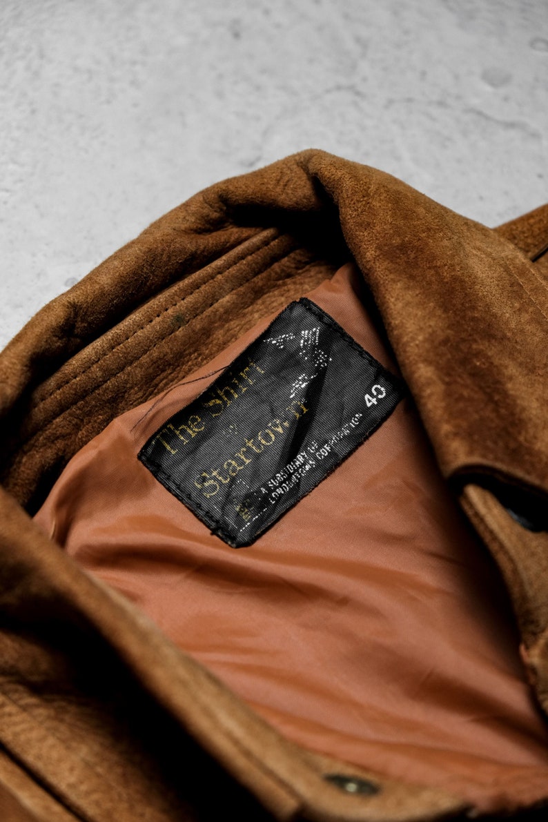 1970's Vintage Startown Londontown Suede Leather Shirt - Etsy