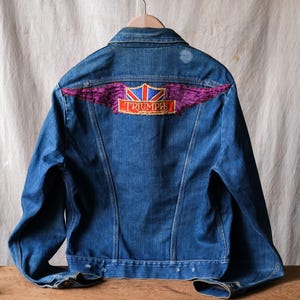 Wrangler 1970s 126PW Triumph Motor Embroidered Denim Jacket - Etsy