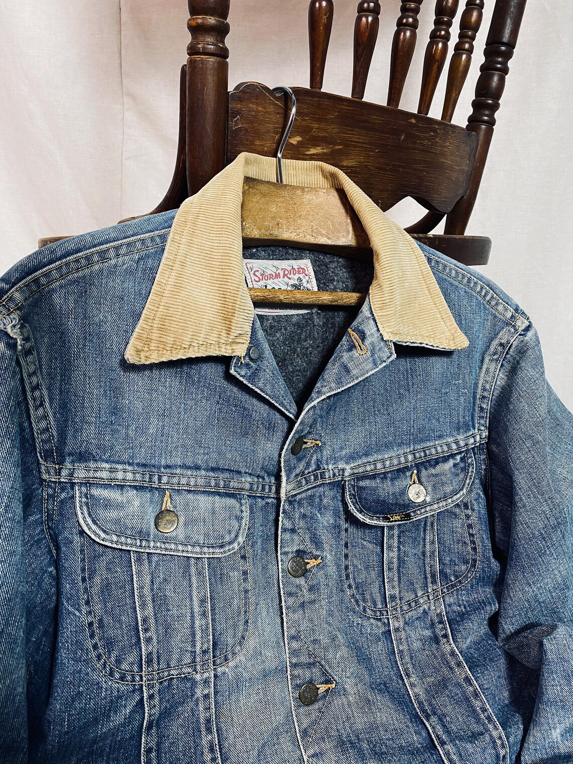 1970s Vintage Lee Storm Rider Denim Jacket - Etsy