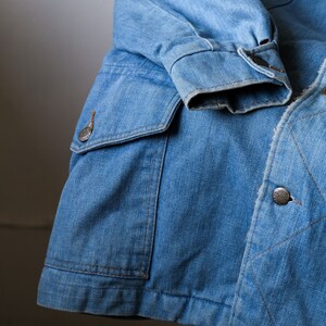 70's Lee Storm Rider Vintage Sherpa Denim Jacket Made in USA - Etsy