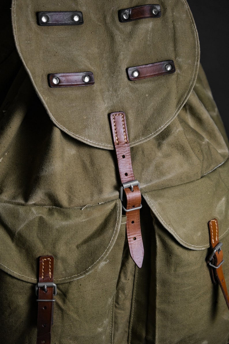German Army M31 Canvas Rucksack Backpacks - Etsy