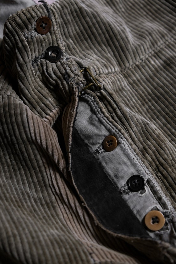 French 1930’s Adolphe Lafont Vintage Corduroy Work Tr… - Gem