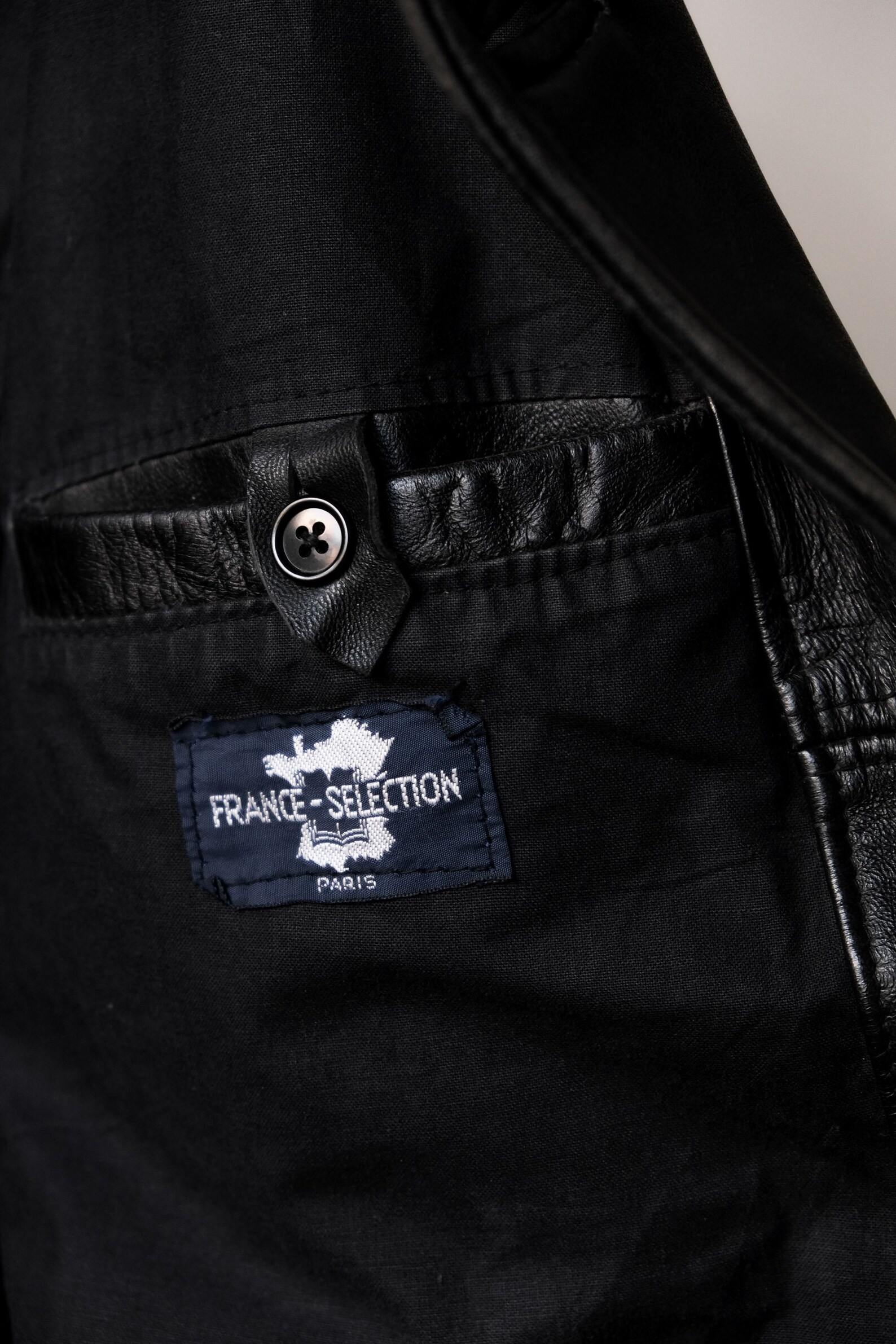 1960's French Vintage Fireman Leather Jacket - Etsy