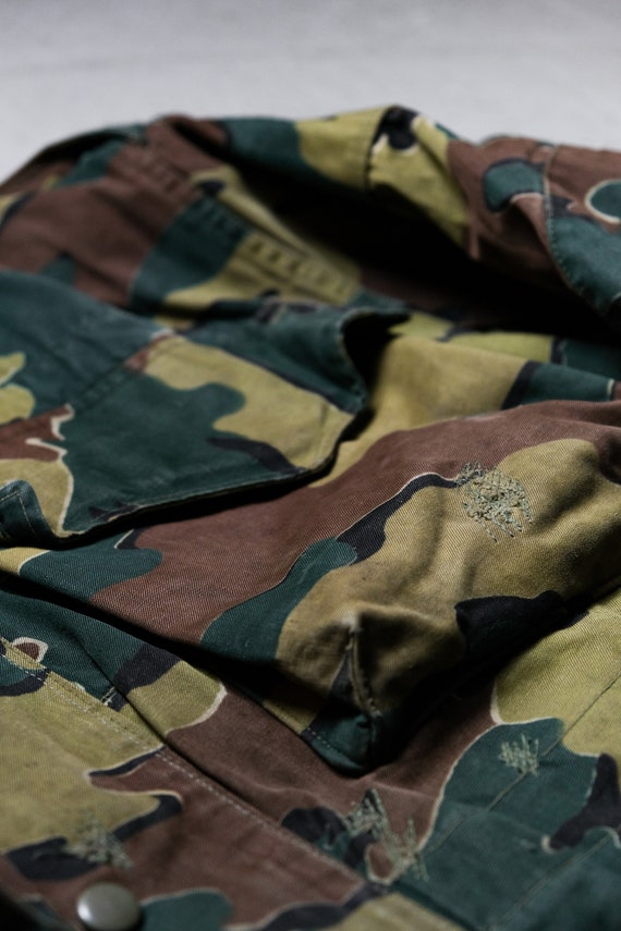 Belgian Army 1960’s Paratrooper Jigsaw Camo Smock Jac… - Gem