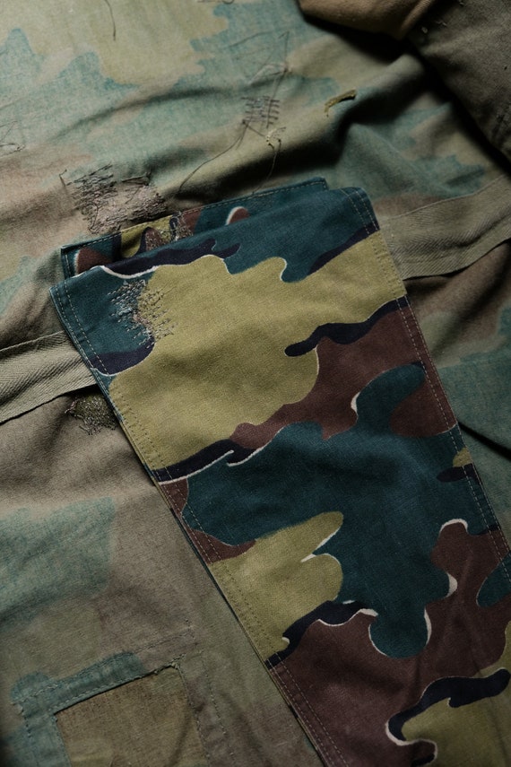 Belgian Army 1960’s Paratrooper Jigsaw Camo Smock Jac… - Gem
