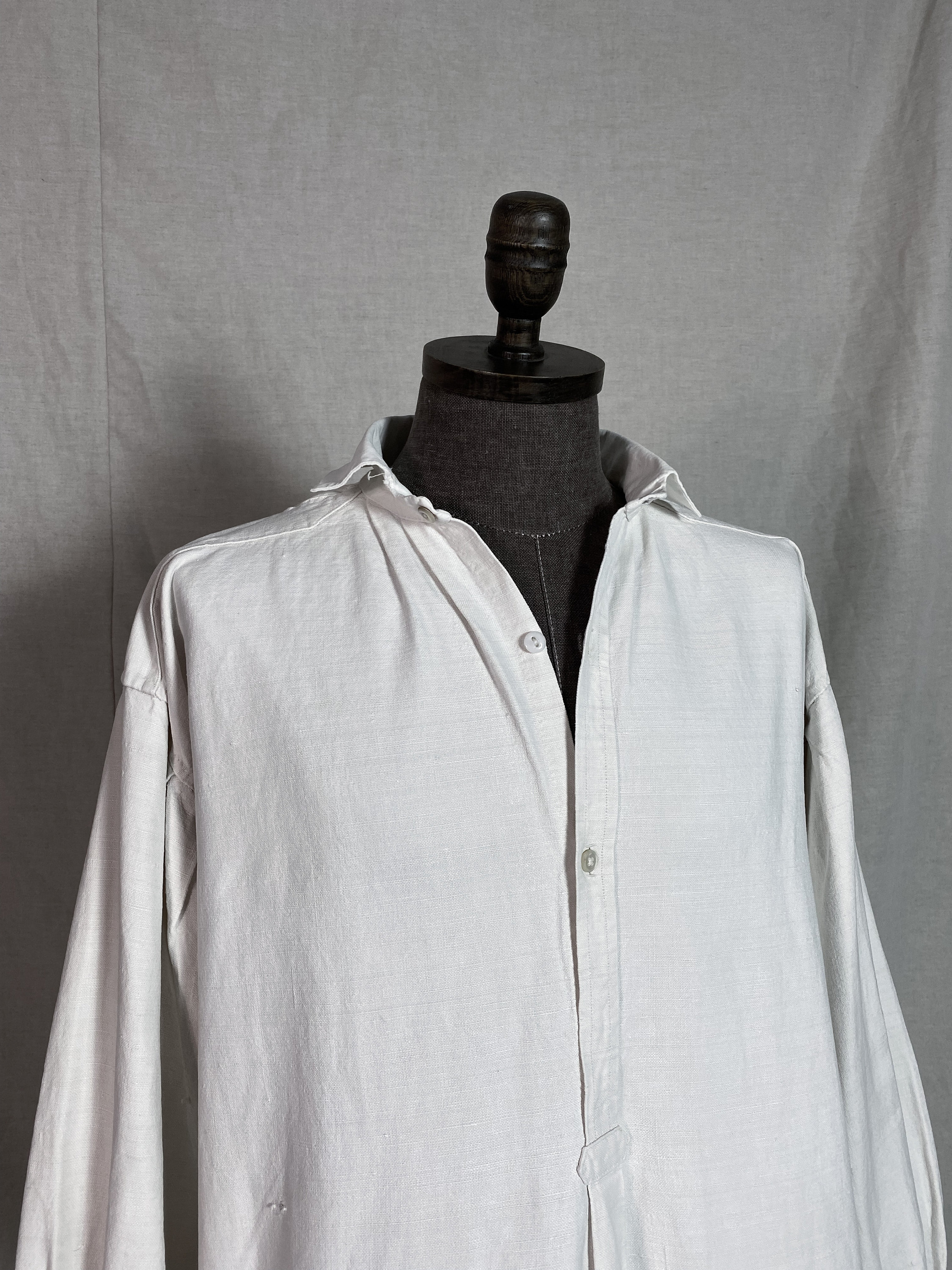 French 1900s Antique Linen Farmers Smock Shirts - Etsy UK