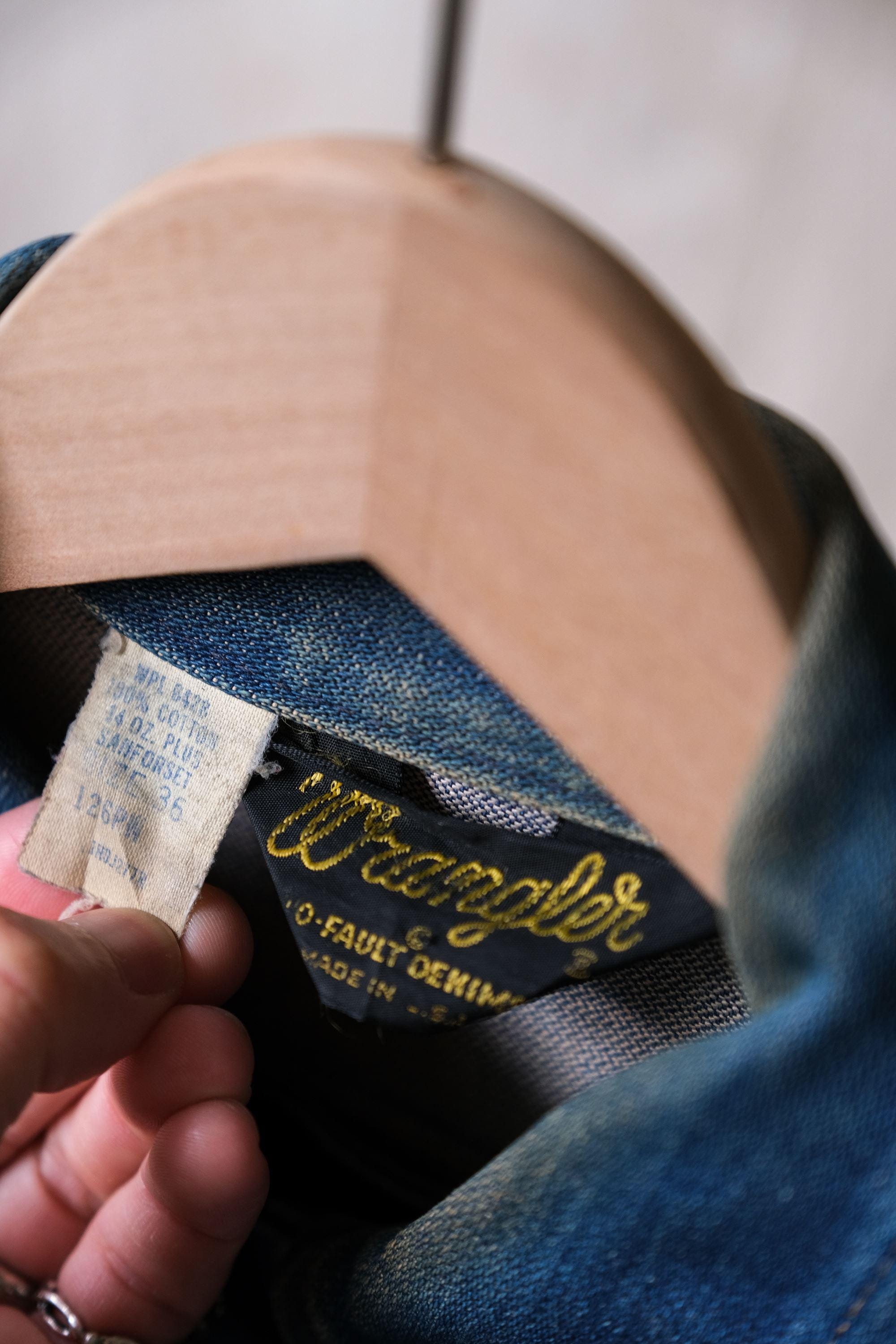Wrangler 1970s 126PW Triumph Motor Embroidered Denim Jacket - Etsy