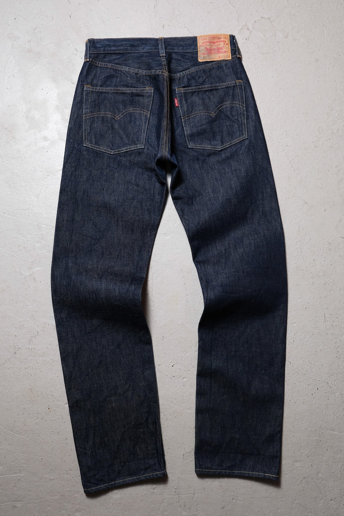 Levis Vintage Clothing LVC 66501 Selvedge Denim Jeans - Etsy