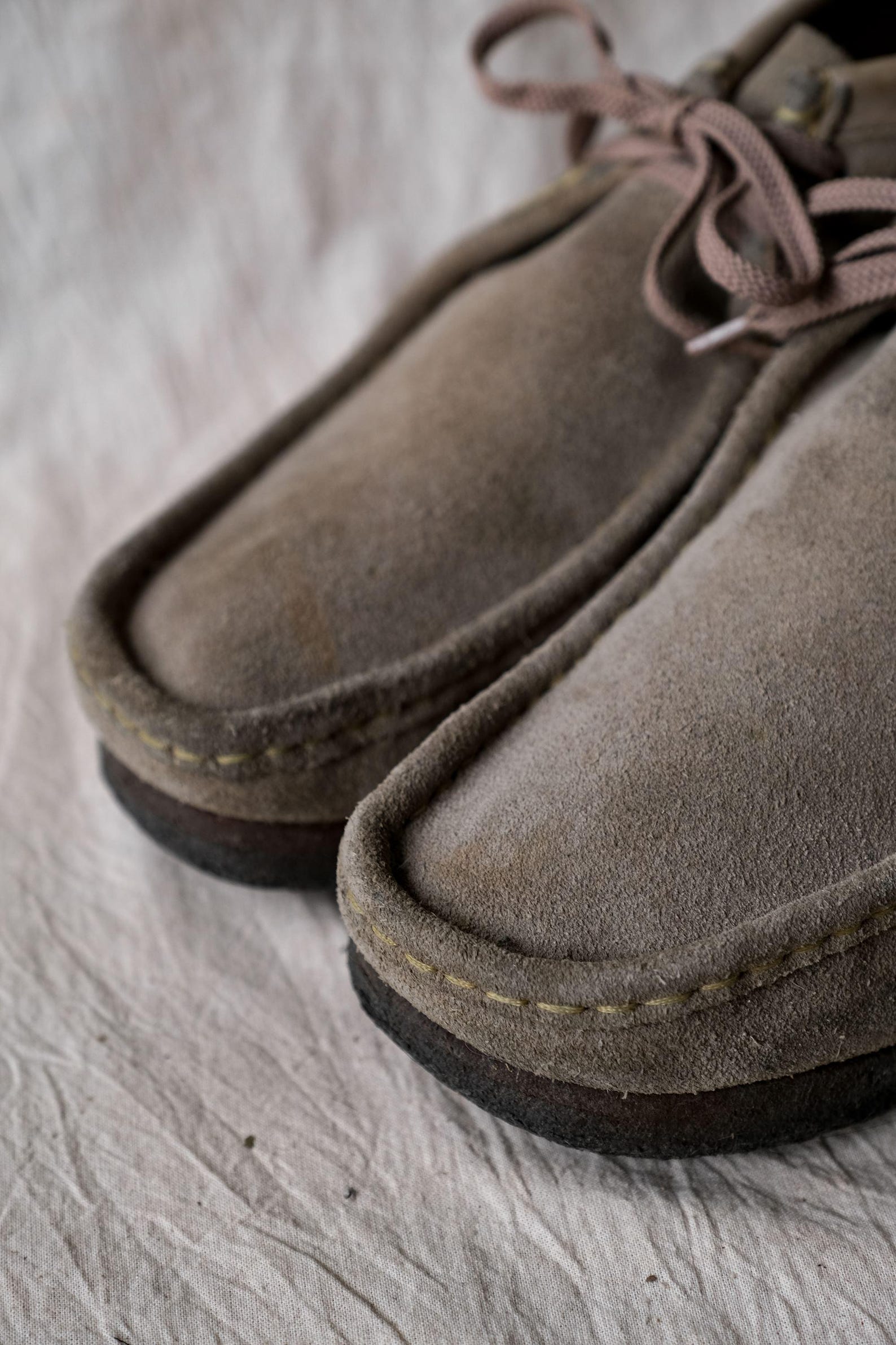 Clarks Wallabee Shoes Sand - Etsy