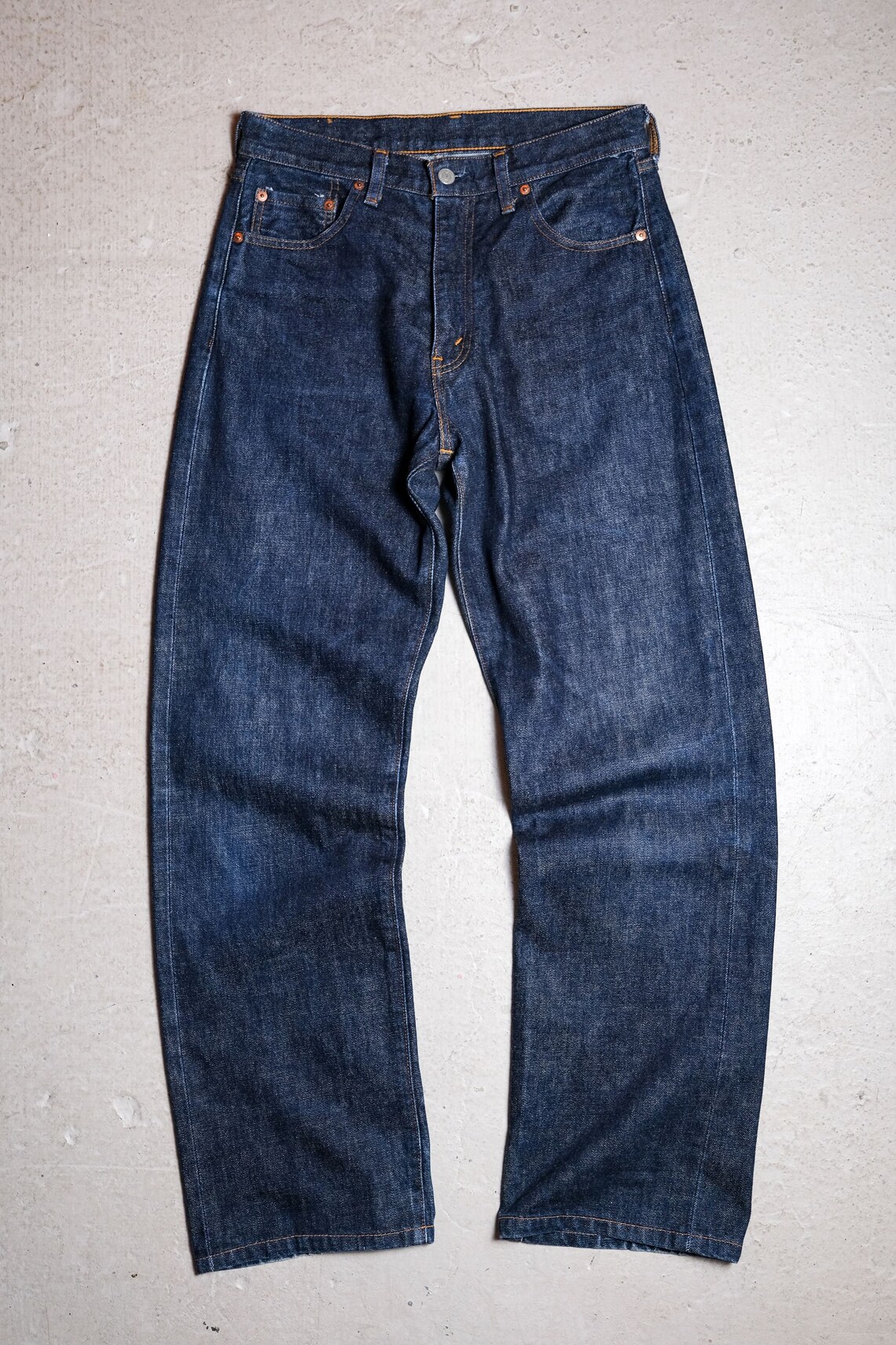 Levis Vintage Clothing LVC 90s 504Z Selvedge Denim Jeans Replica Big E ...
