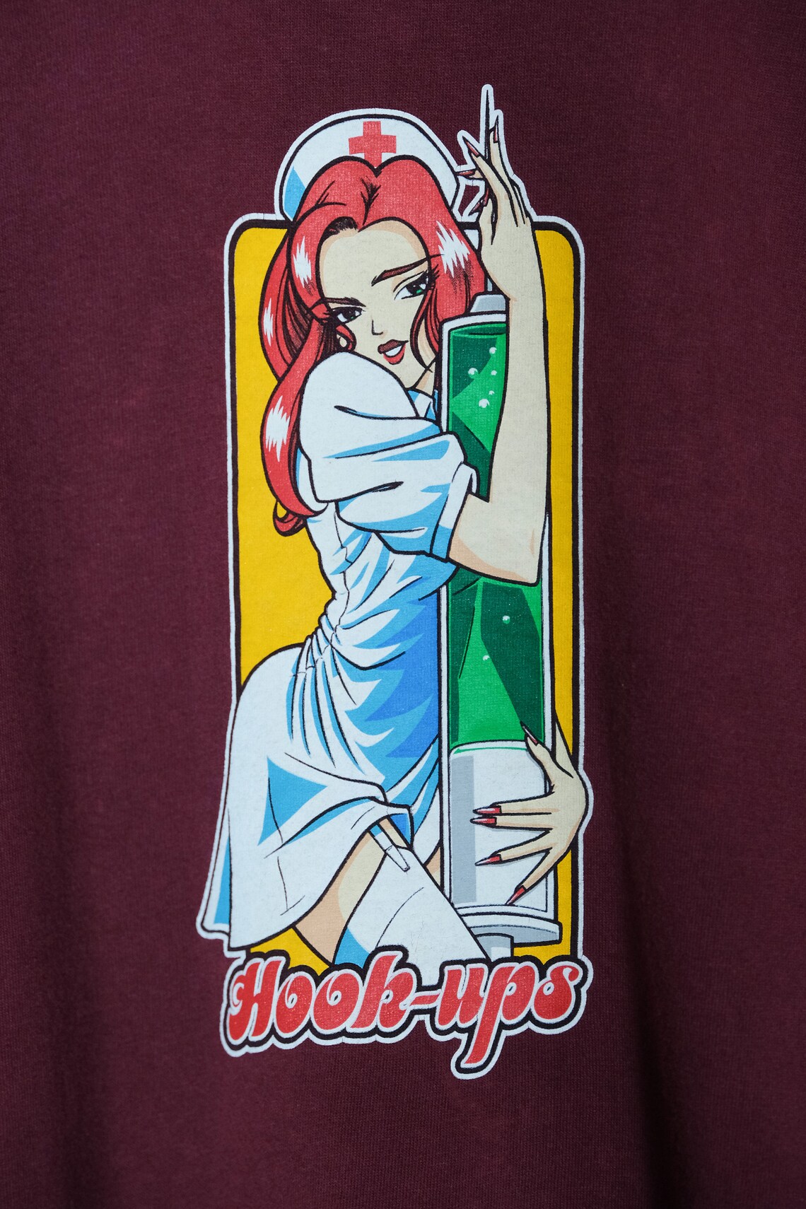 90’s Hook-ups Skateboard Anime Nurse Tee - Etsy