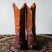 Vintage “dan Post”snakeskin Cowboy Western Boots Made in SPAIN - Etsy