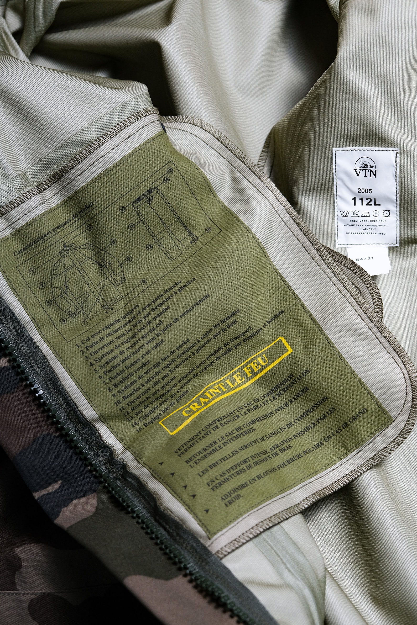 Deadstock French Army CCE CAMO Gore-tex Field Parka - Etsy