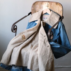 70's Lee Storm Rider Vintage Sherpa Denim Jacket Made in USA - Etsy
