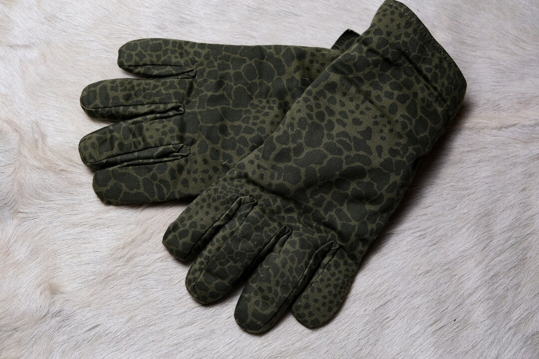 Polish Army PUMA Camouflage Winter Gloves - Etsy