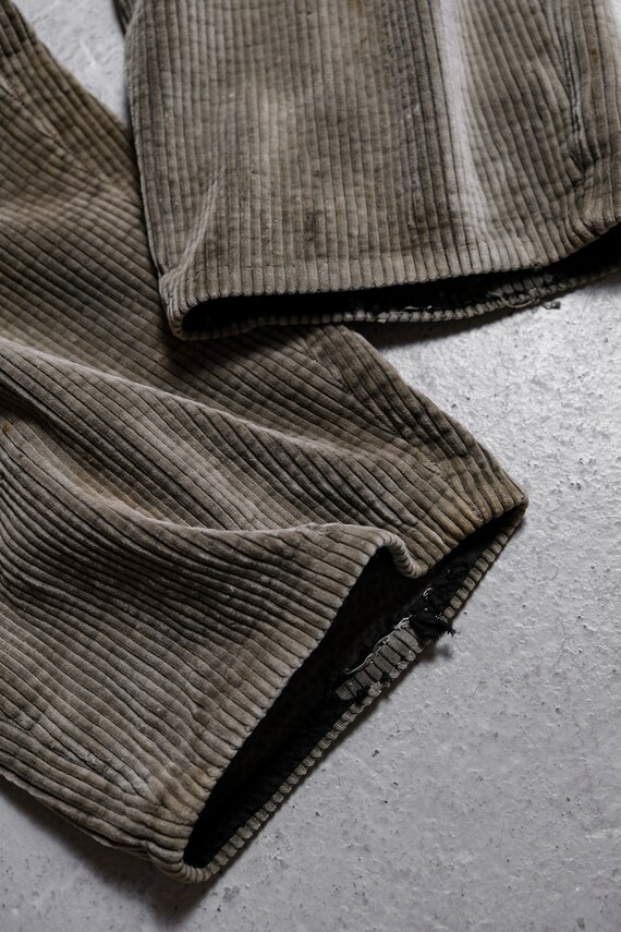 French 1930’s Adolphe Lafont Vintage Corduroy Work Tr… - Gem