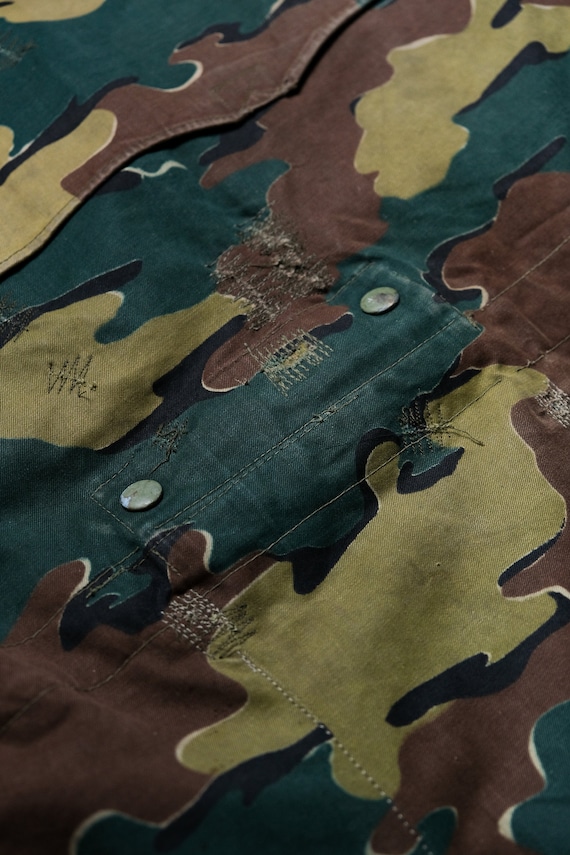 Belgian Army 1960’s Paratrooper Jigsaw Camo Smock Jac… - Gem