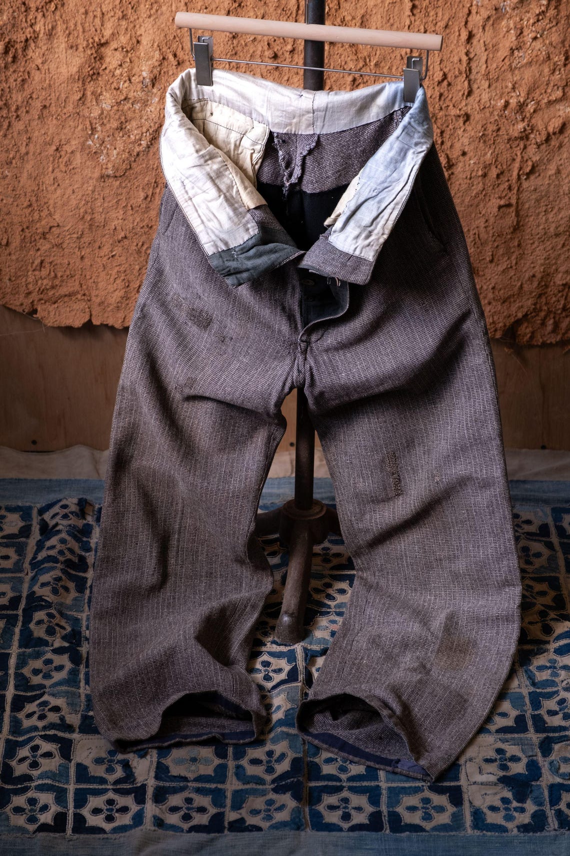 1960's French Distressed Vintage Wool Work Pants - Etsy