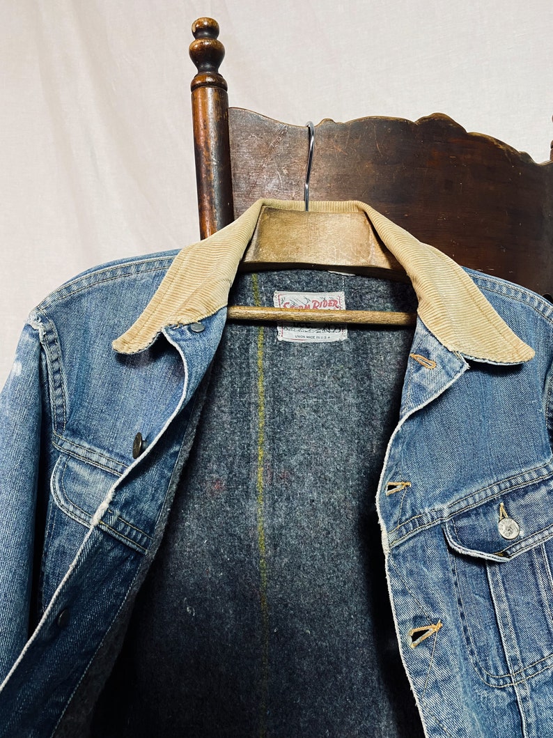 1970s Vintage Lee Storm Rider Denim Jacket - Etsy