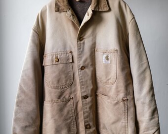 Carhartt Blanket Lined Canvans Duck Work Jacket Sz 4XL Barn Chore Coat - Etsy