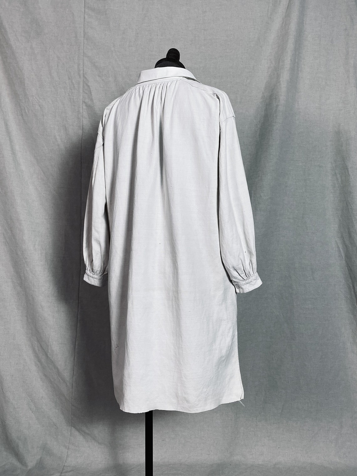 French 1900s Antique Linen Farmers Smock Shirts - Etsy UK