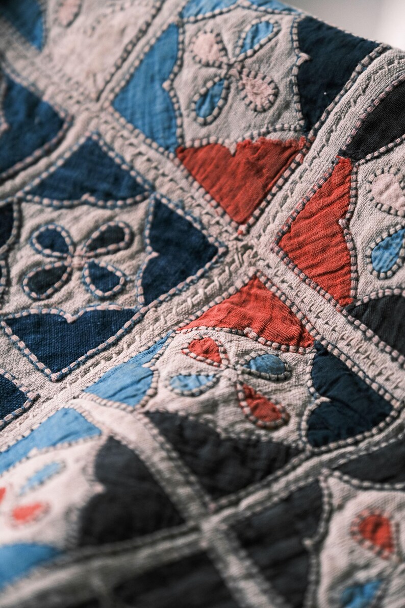 Rare Vintage Brocade Quilt From the Southwest, Handmade Patchwork - Etsy