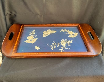 Inlaid Wood Tray | Etsy