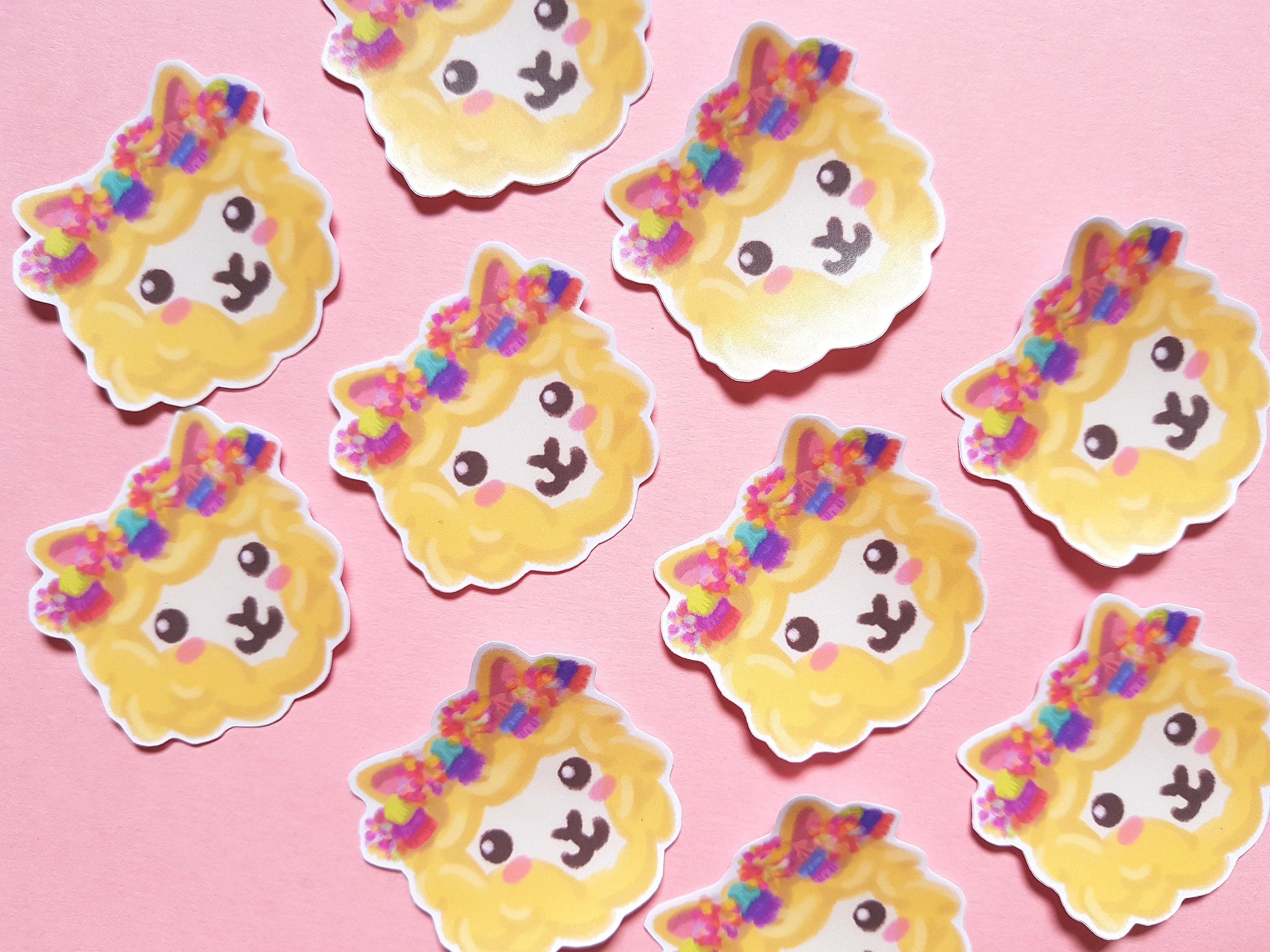 Alpaca Waterproof Vinyl Sticker Susu - Etsy