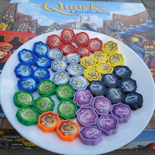 The Quacks of Quedlinburg Game Deluxe Tokens Base Expansions - Etsy