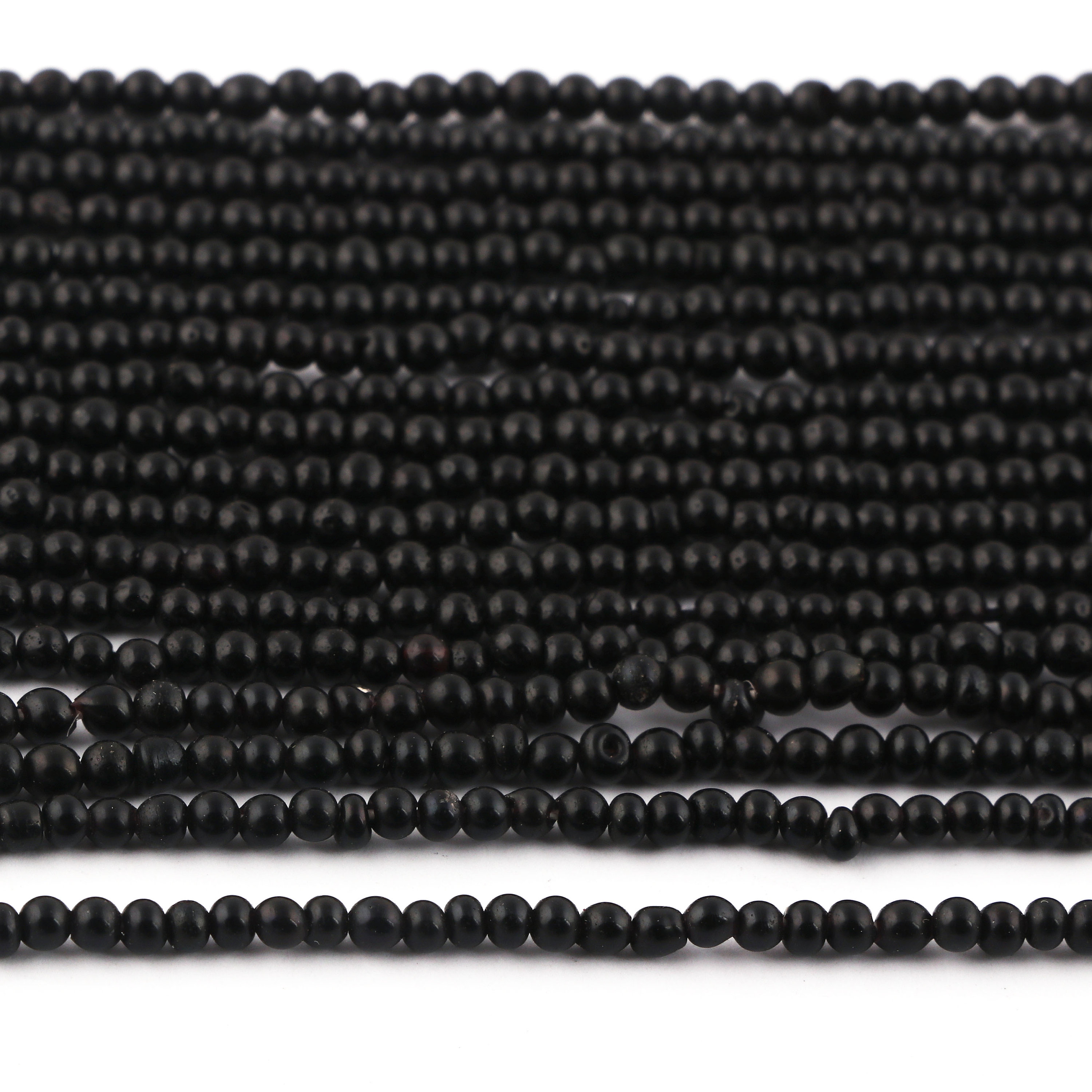 Natural Blackstone Gemstone Beads Black Round Beads - Etsy UK