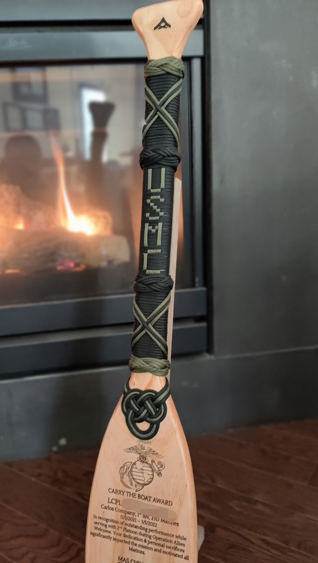 Engraved Military Paddle: Retirement Gift, Change of Ceremony, 36" - Etsy