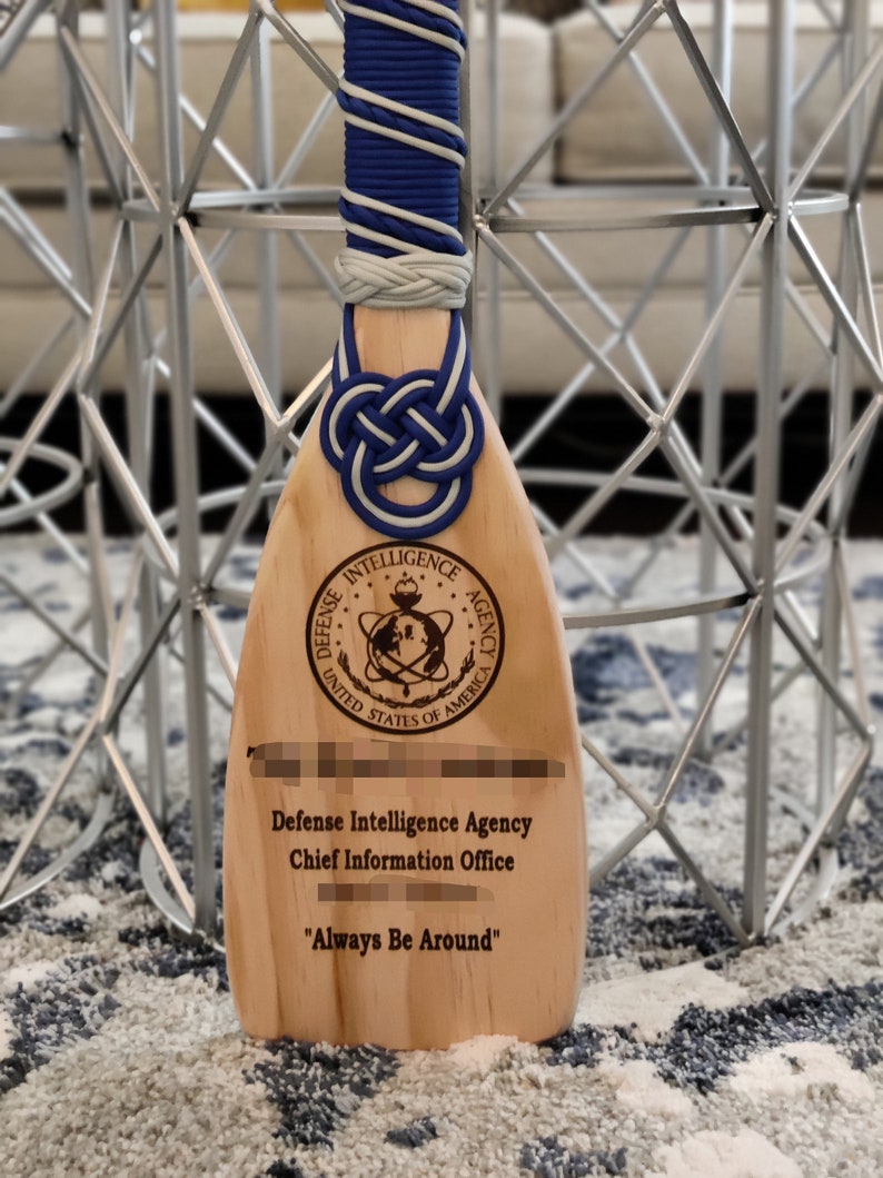MILITARY PADDLE With Engraved Logo and Personalized Message - Etsy