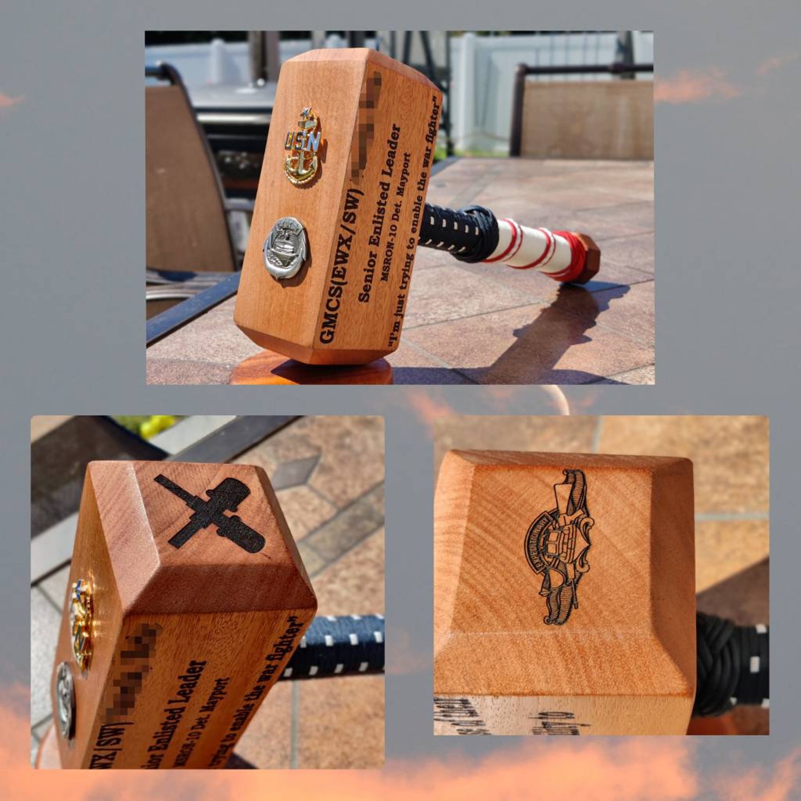 MILITARY THOR HAMMER - Etsy