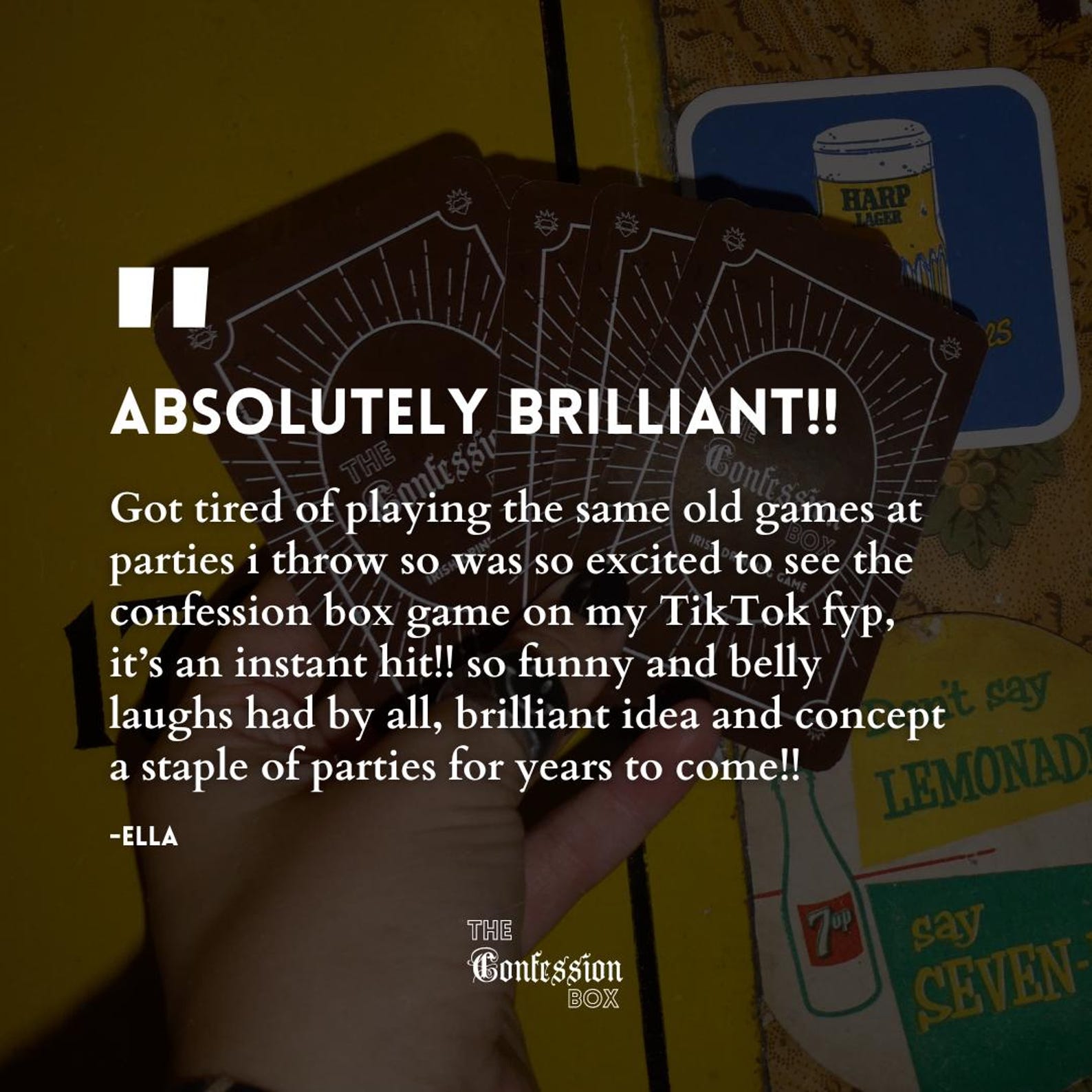 The Confession Box Irish Drinking Card Party Game | 18+ - Etsy