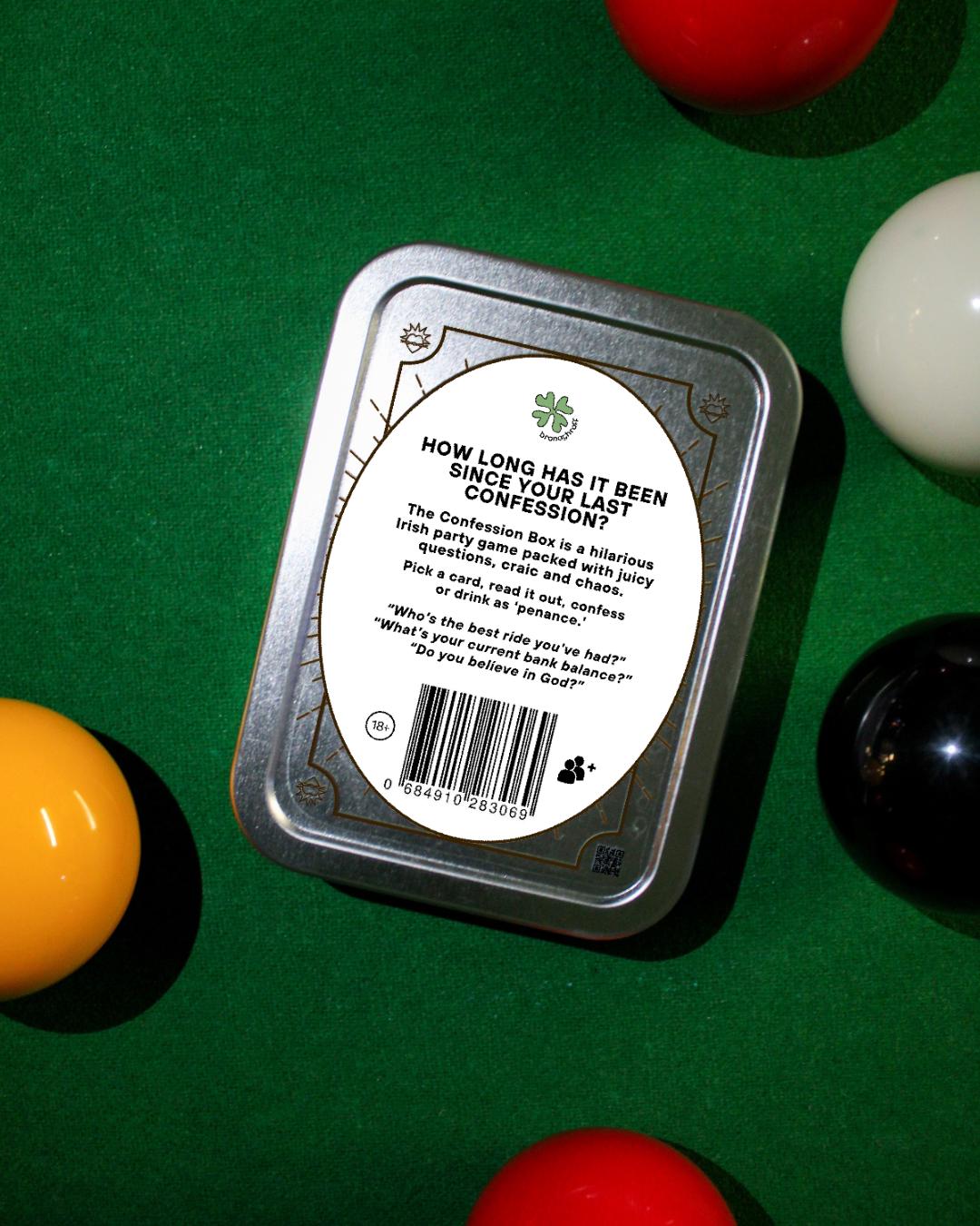 The Confession Box Irish Drinking Card Party Game | 18+ - Etsy