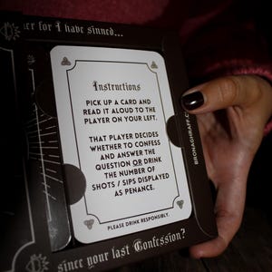 The Confession Box Irish Drinking Card Game | 18+ - Etsy