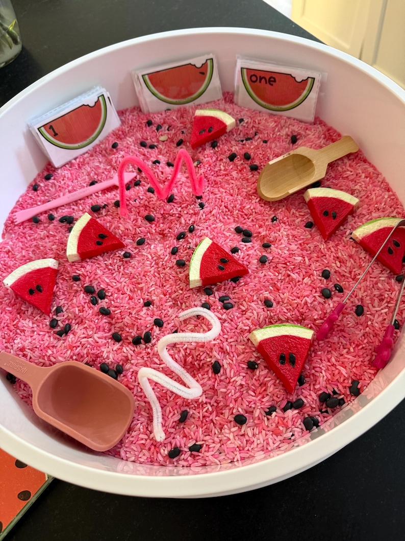 Watermelon Sensory and Learning Kit - Etsy